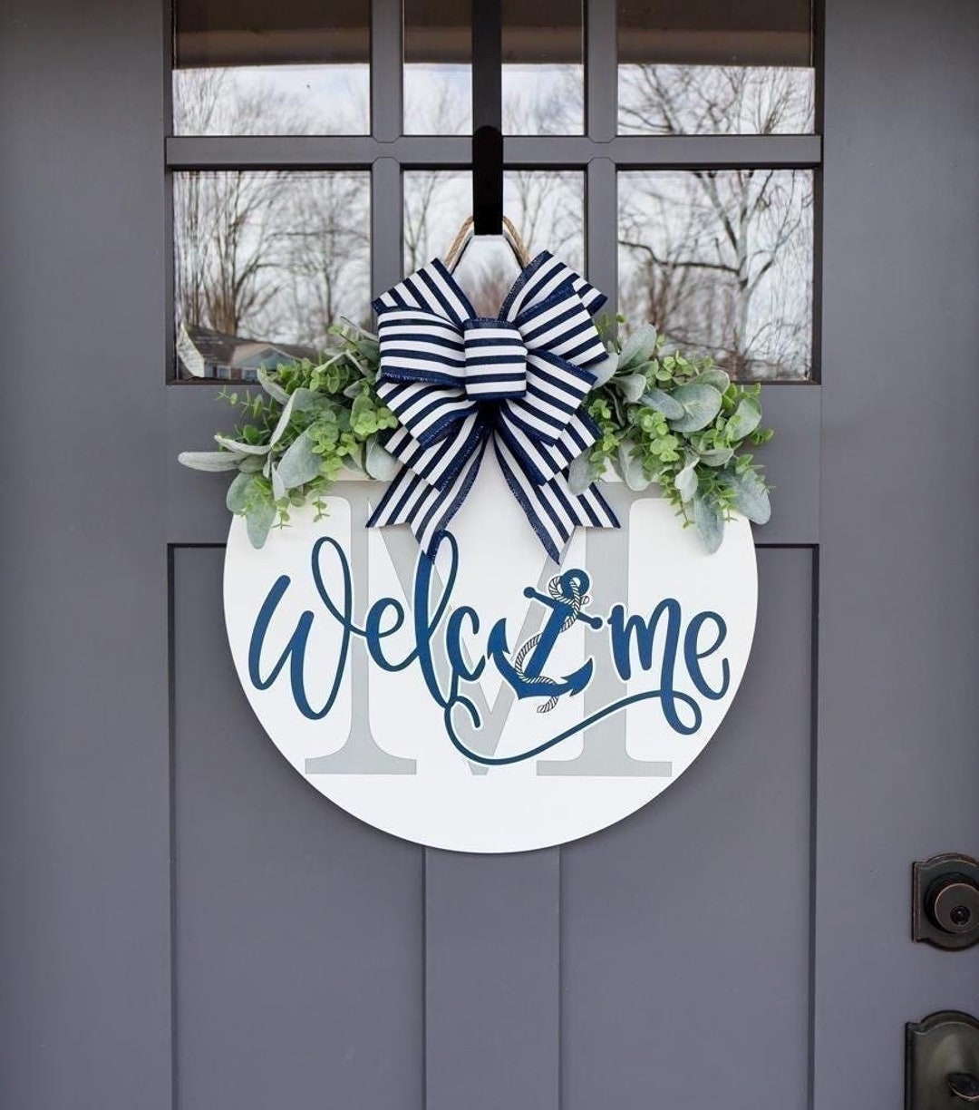 Personalized Last Name Sign | Front Door Decor | Welcome Sign | Door ...