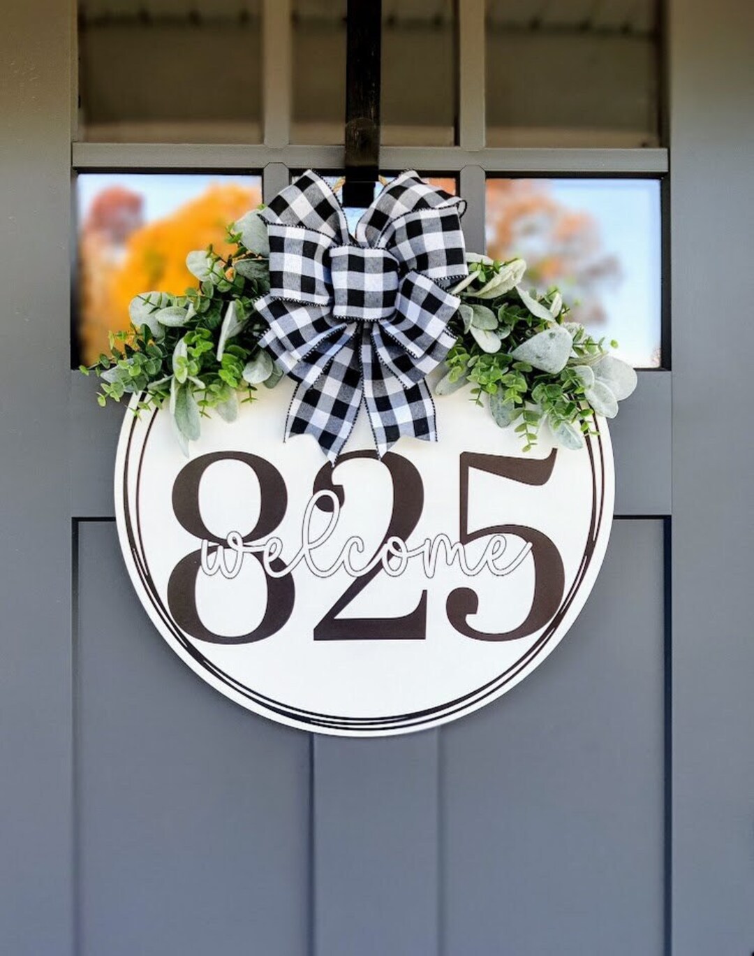 Front Door Address Sign | Address Door Sign | House Number Sign | Door ...