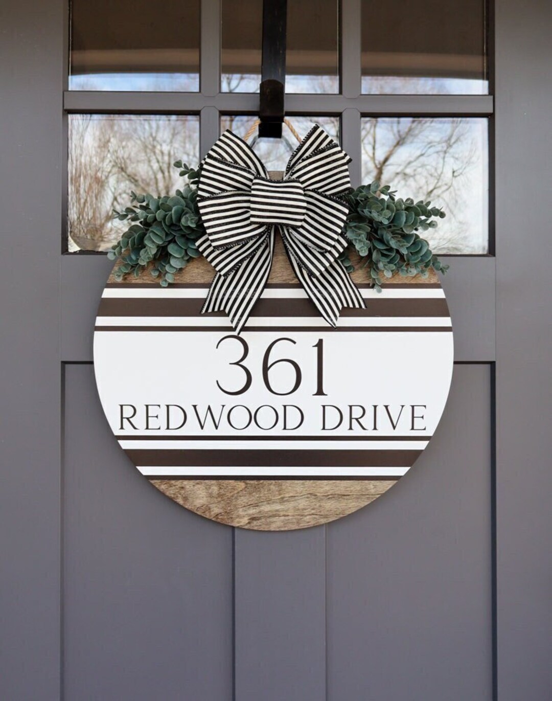 Front Door Address Sign | Address Door Sign | House Number Sign | Door ...