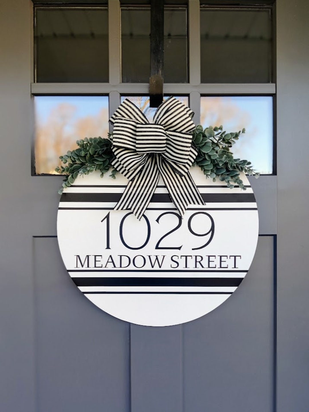 Front Door Address Sign | Address Door Sign | House Number Sign | Door ...