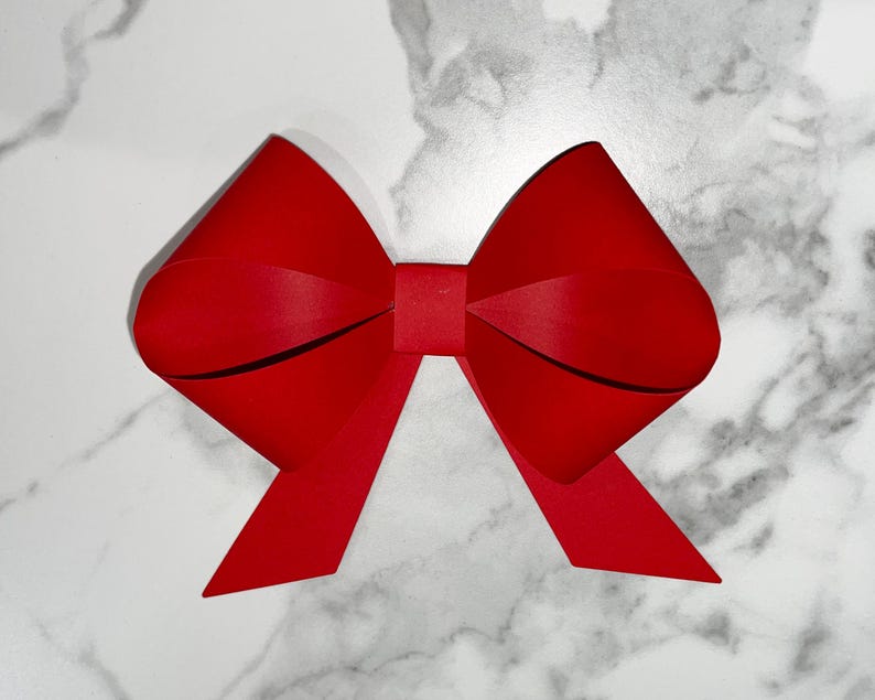 Paper Bow SVG | Cricut Ready File - Etsy