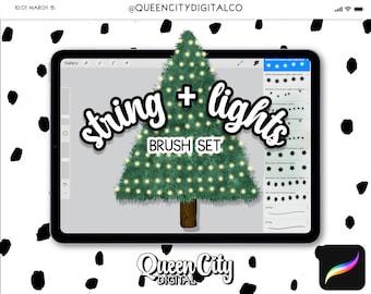 Procreate Lights Brushes - Etsy