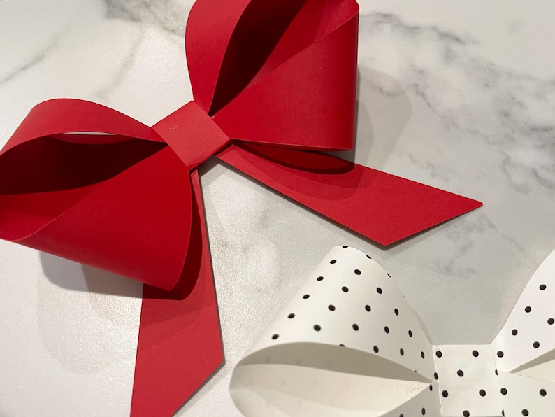 Paper Bow SVG | Cricut Ready File - Etsy