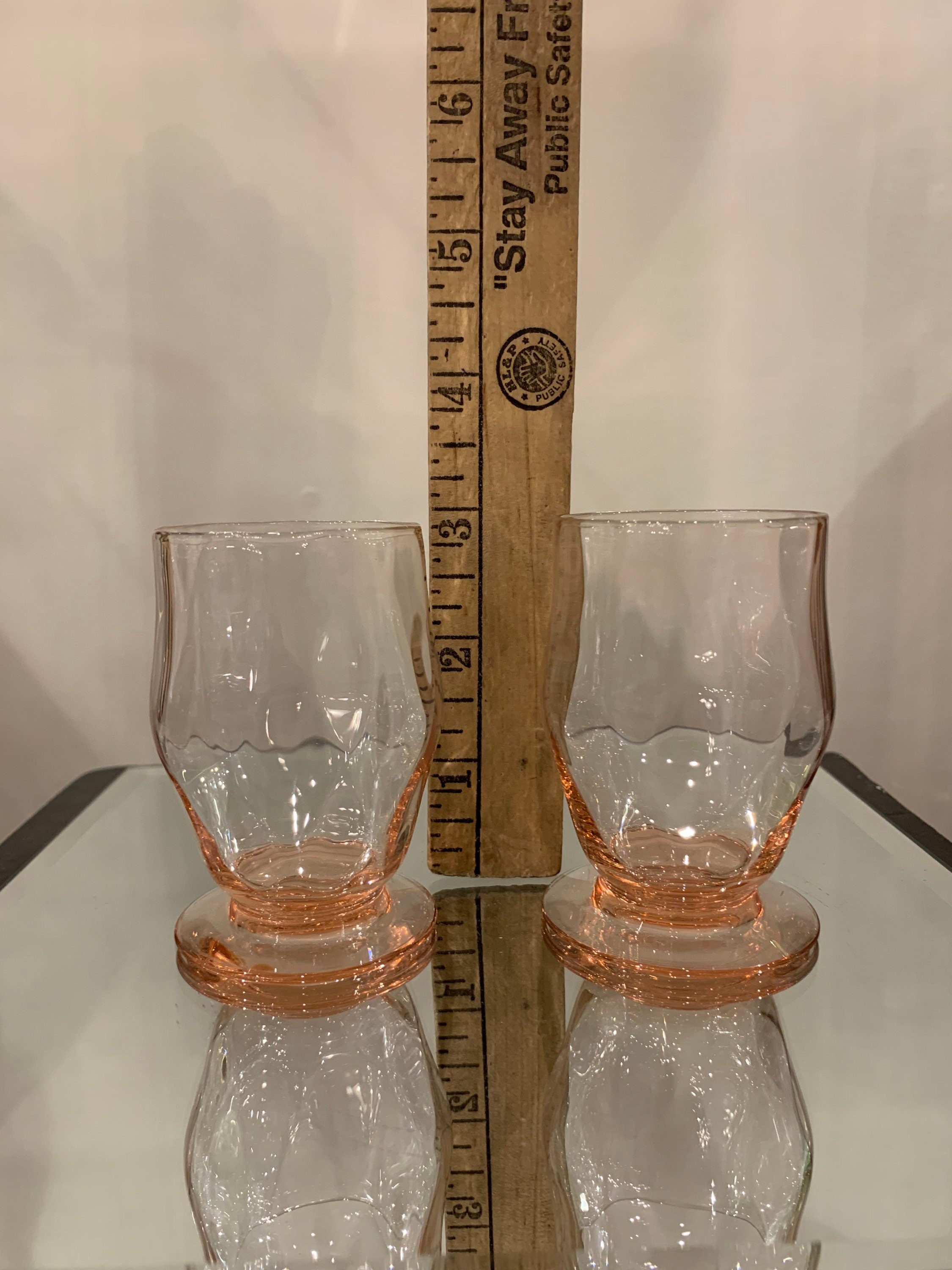 Two Heisey Gayoso Flamingo Shot - Etsy