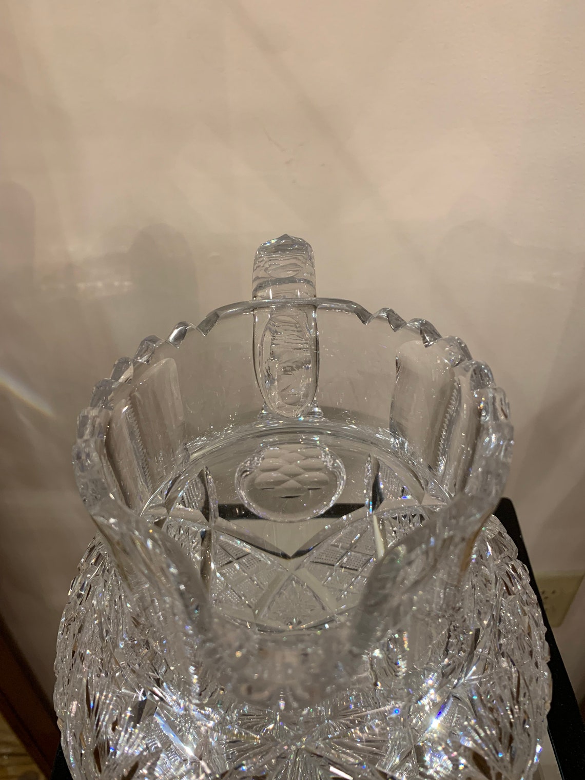 American Brilliant Cut Glass Libbey Sultana Pitcher | Etsy