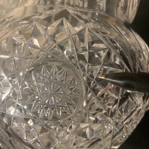 American Brilliant Cut Glass Libbey Sultana Pitcher - Etsy