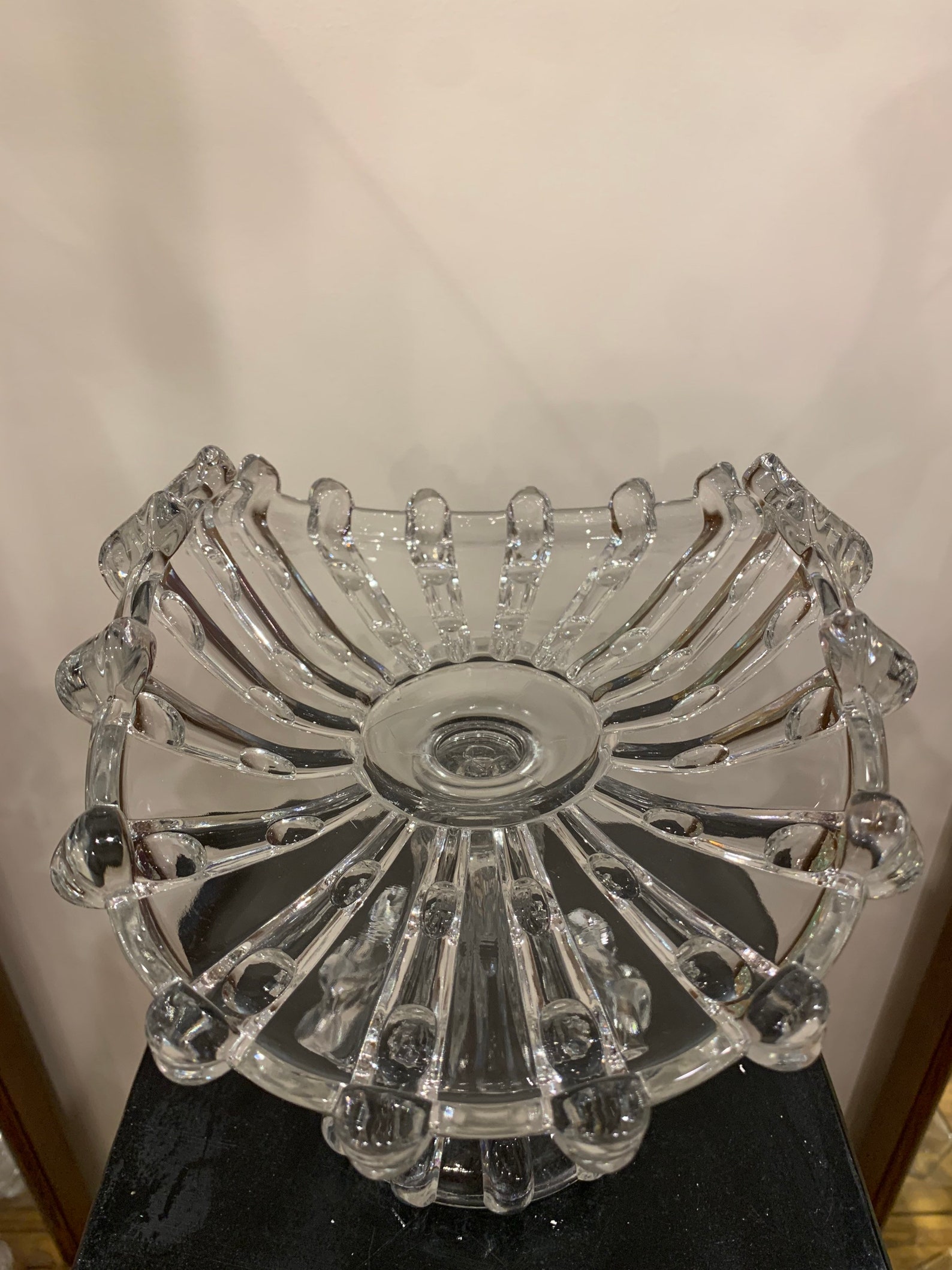 EAPG US Glass Broken Column Banana Stand - Etsy