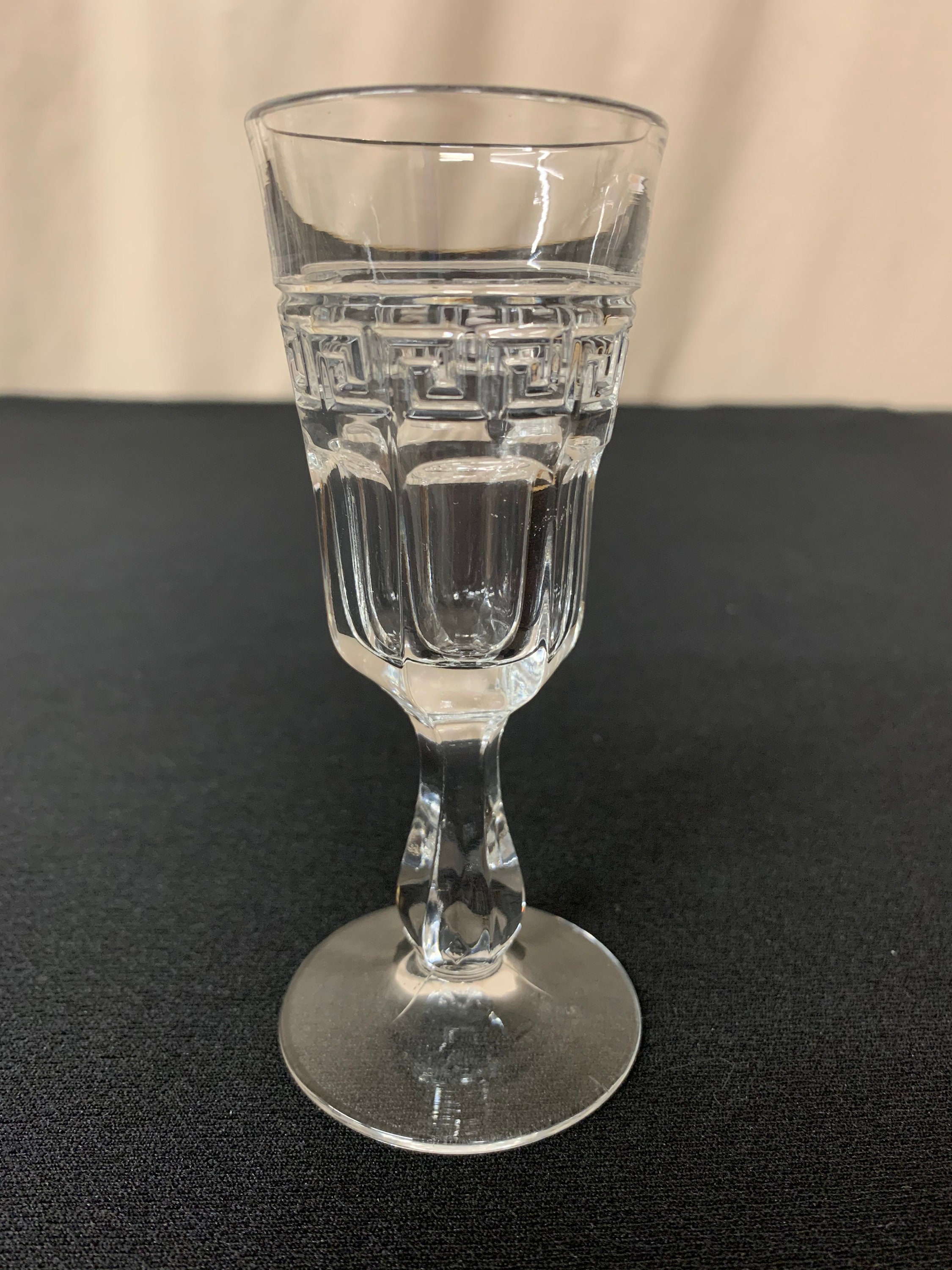 Heisey Straight Greek Key Sherry - Etsy 日本