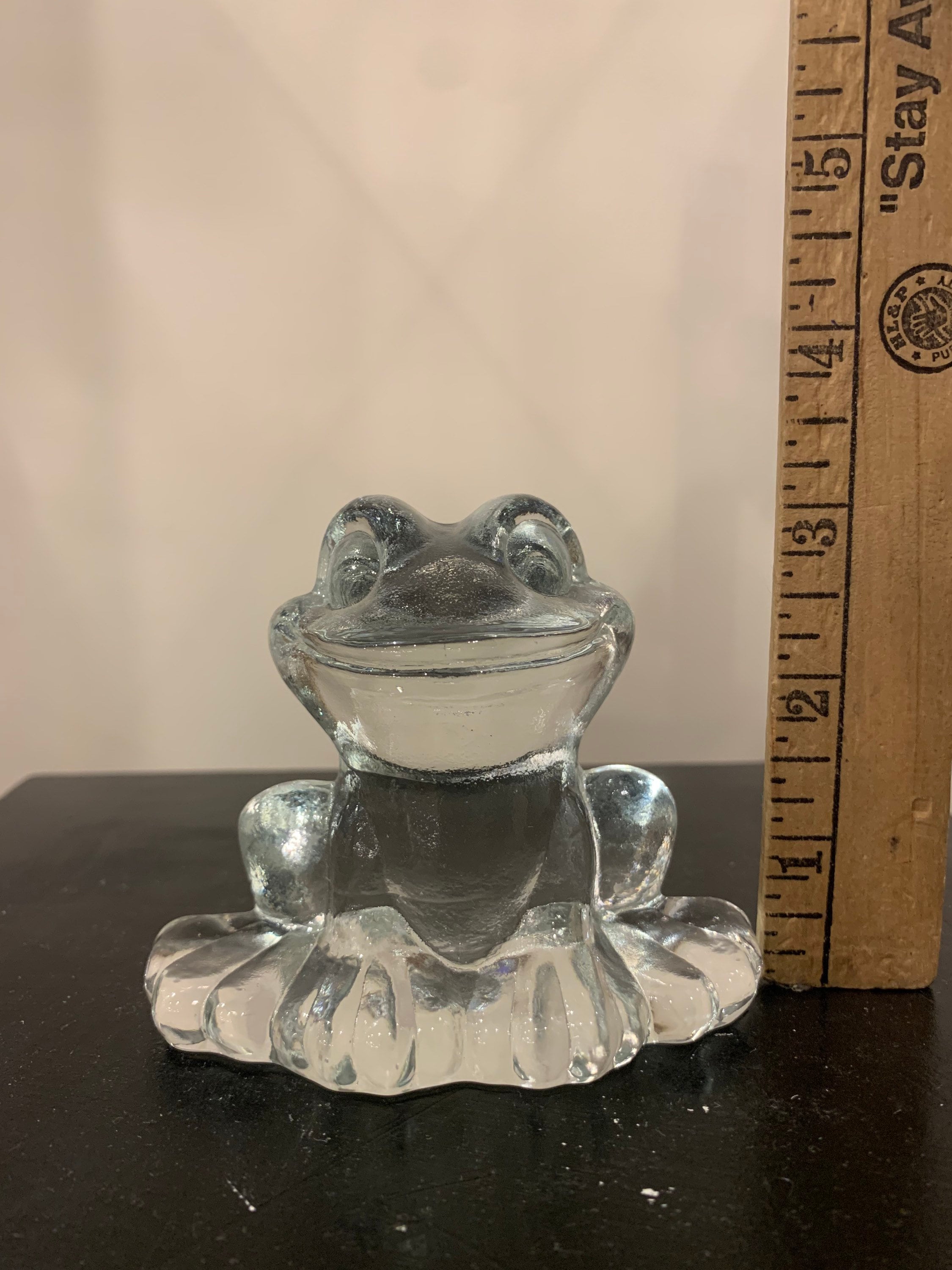 Goebel Clear Frog Paperweight - Etsy