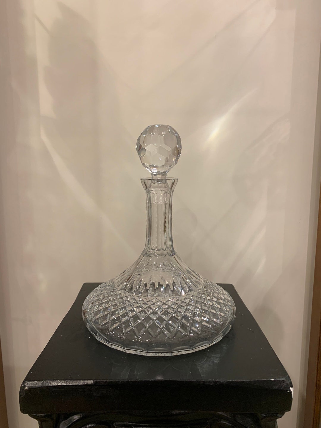 Rogaska Gallia Crystal Ships Decanter and Stopper - Etsy