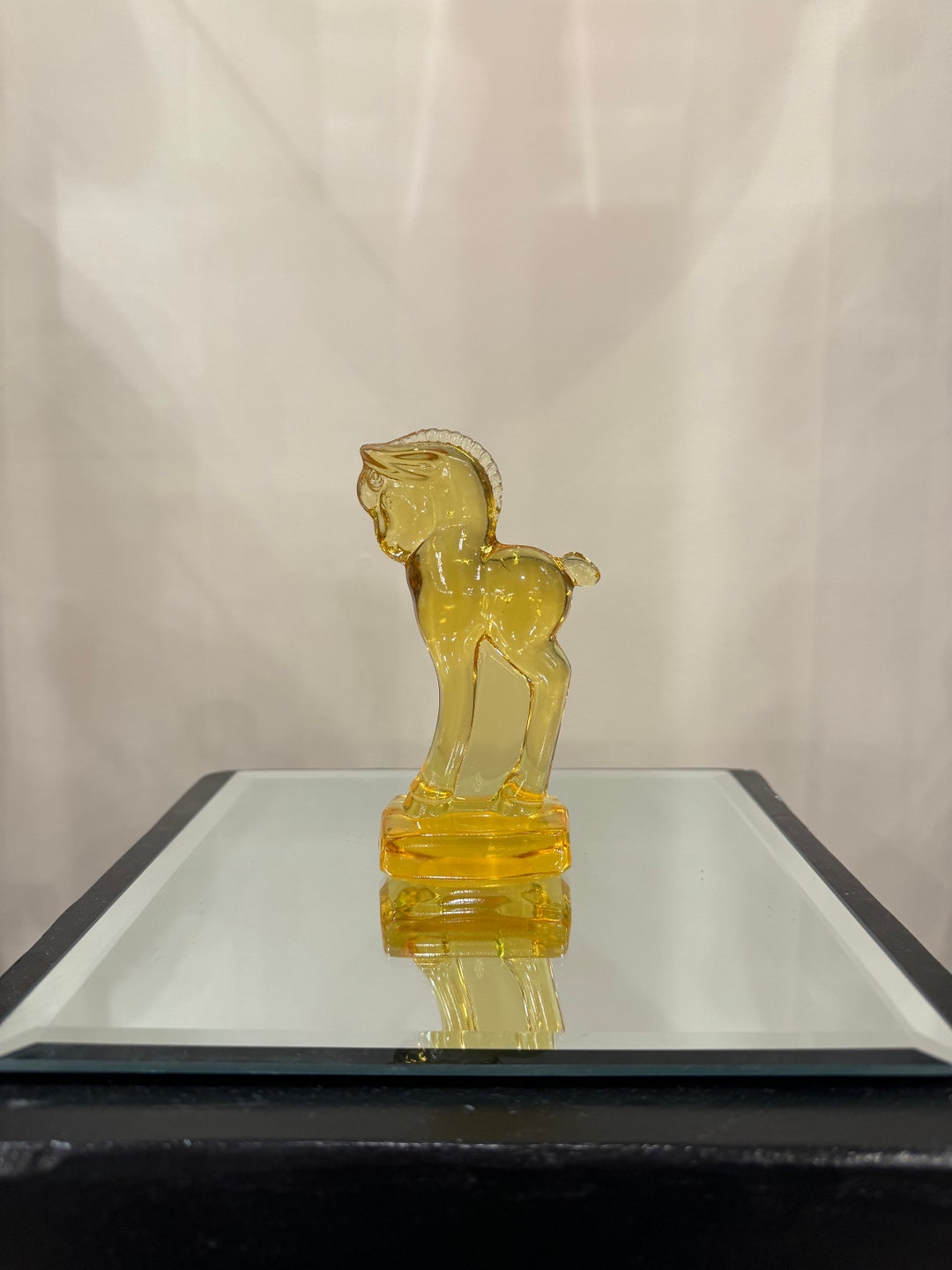 Heisey by Imperial Sunshine Yellow Standing Colt / Pony - Etsy