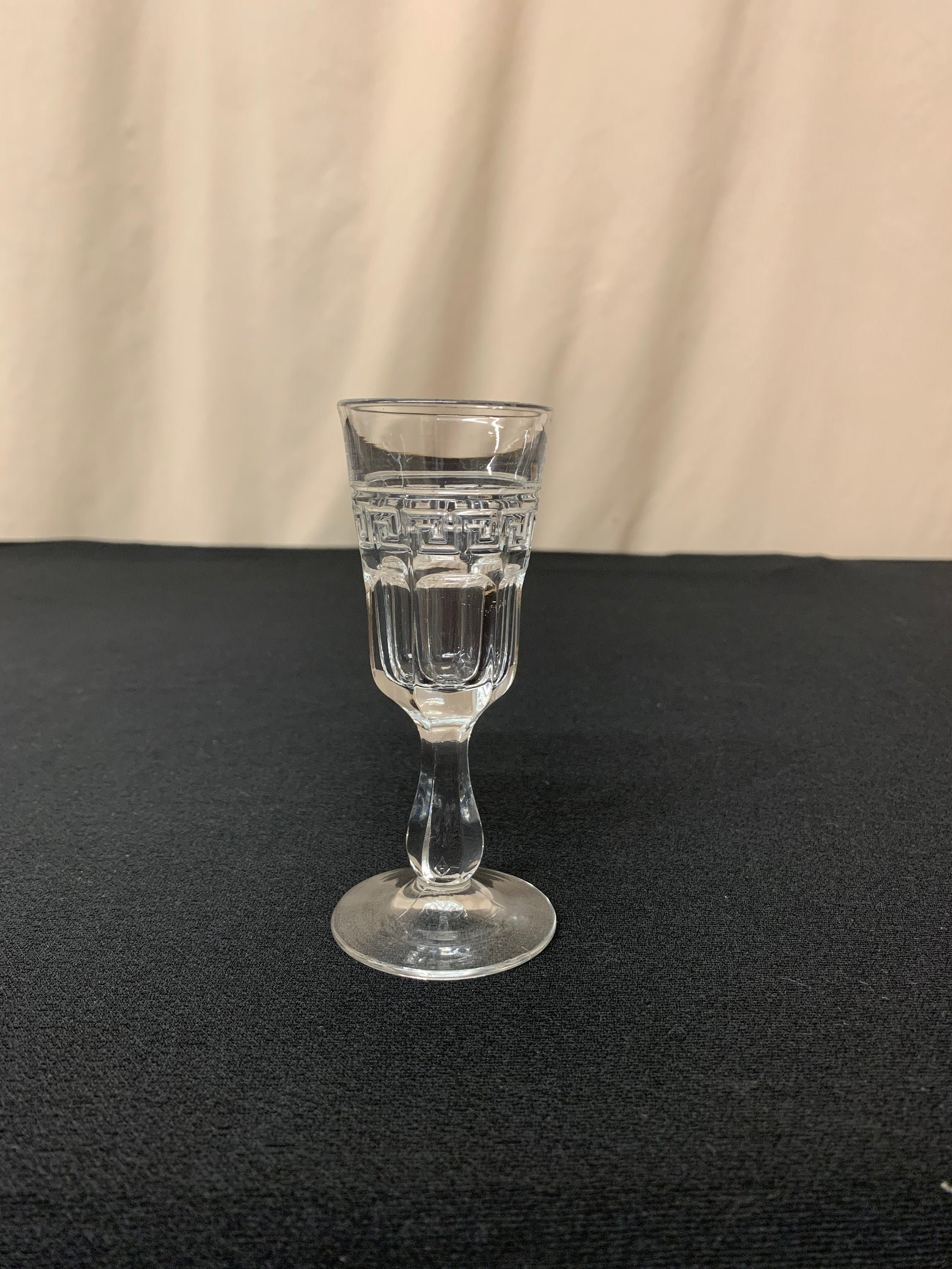 Heisey Straight Greek Key Sherry | Etsy