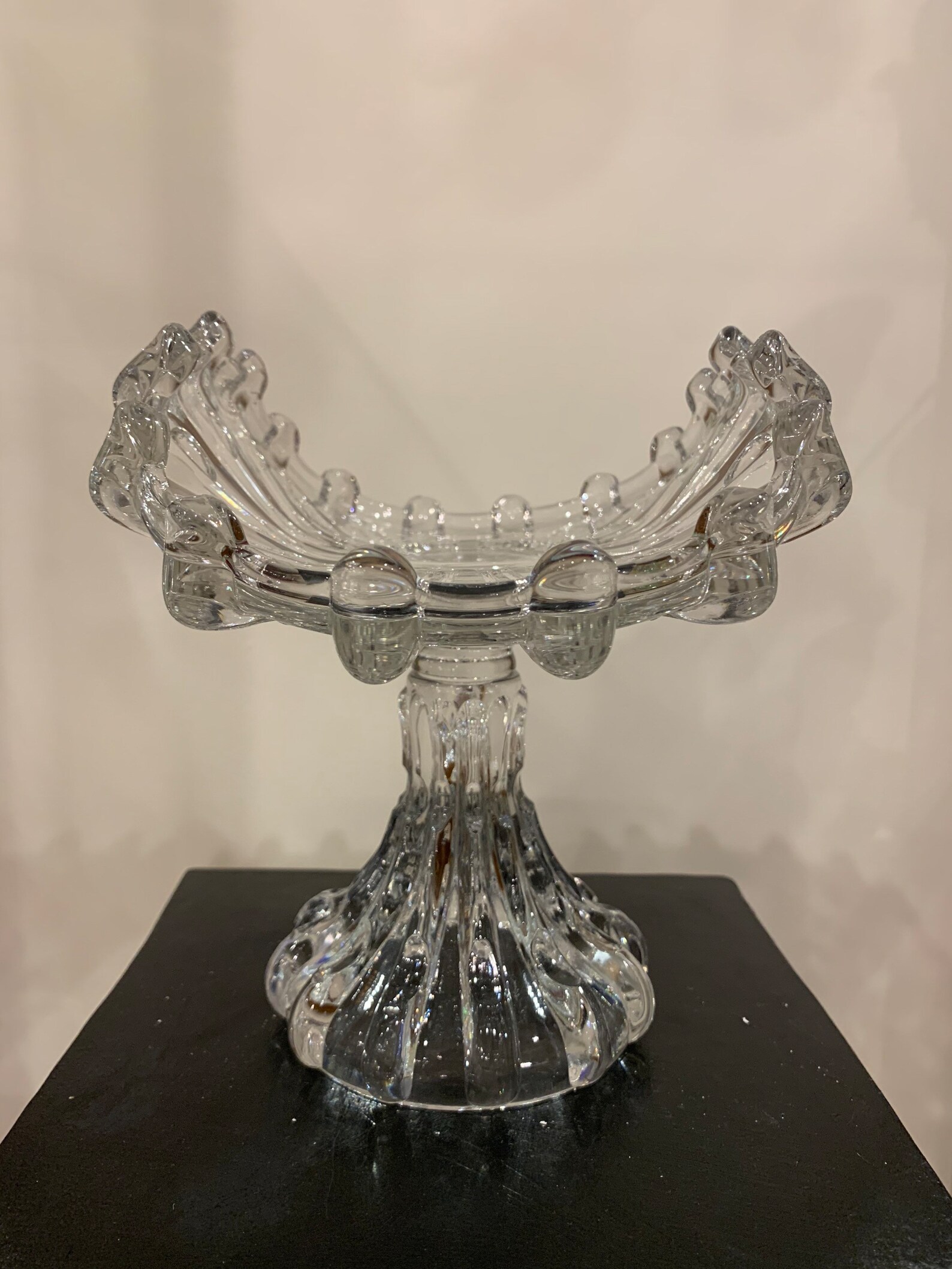EAPG US Glass Broken Column Banana Stand - Etsy