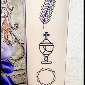 Holy Week, Holy Week Candle, Easter Prayer Candle, Easter Gifts for ...