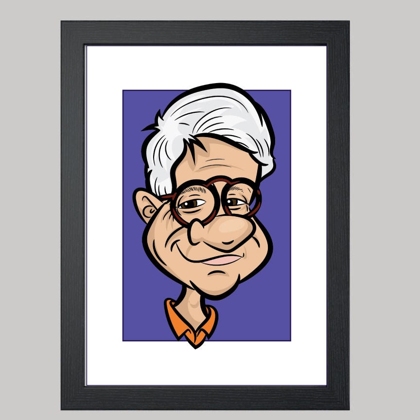 1 Person Digital Caricature From Photo. Full Colour Cartoon - Etsy UK