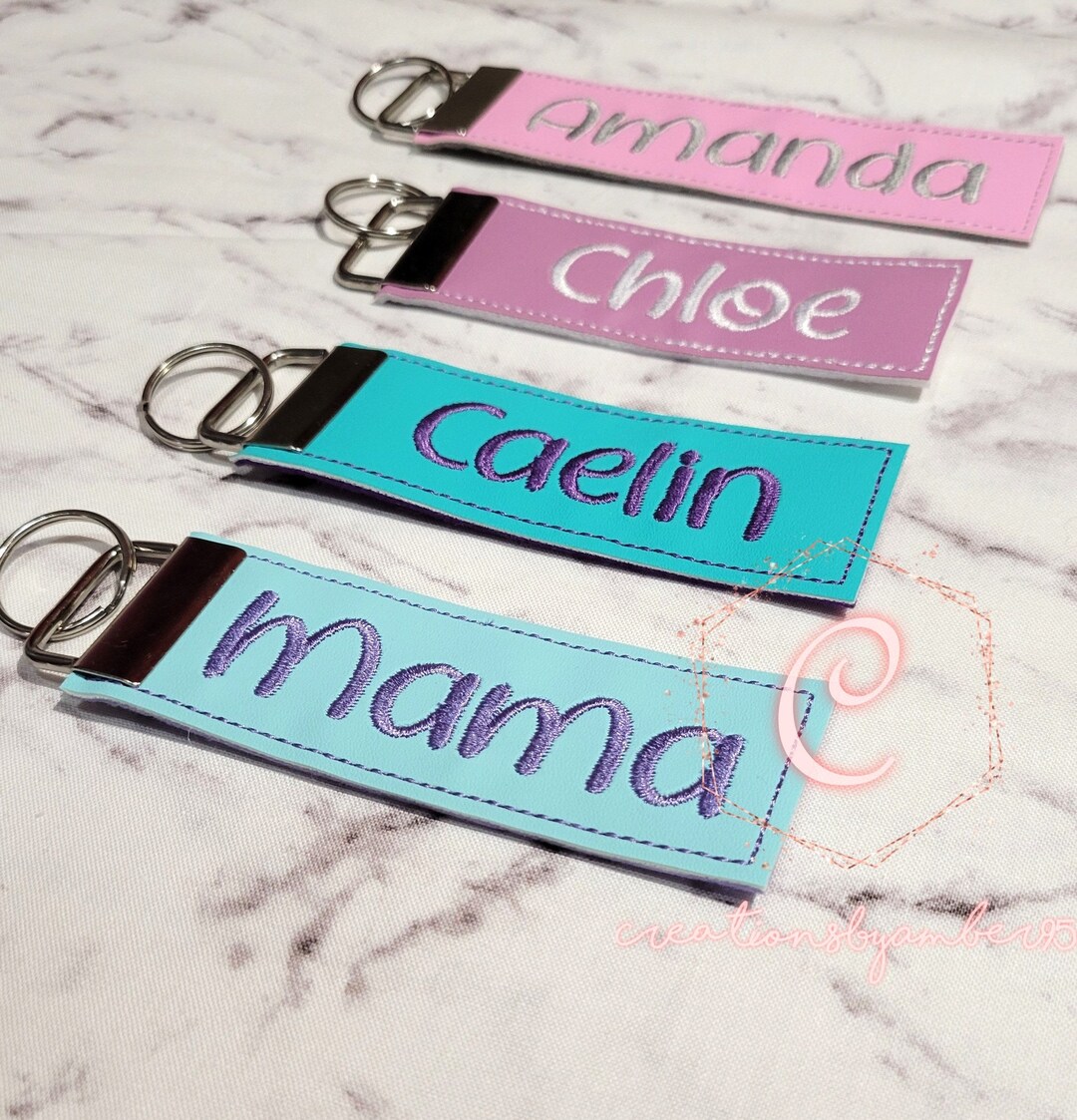 Name Tag | Backpack Name Tag | Name Keychain | Glitter Name Tag ...