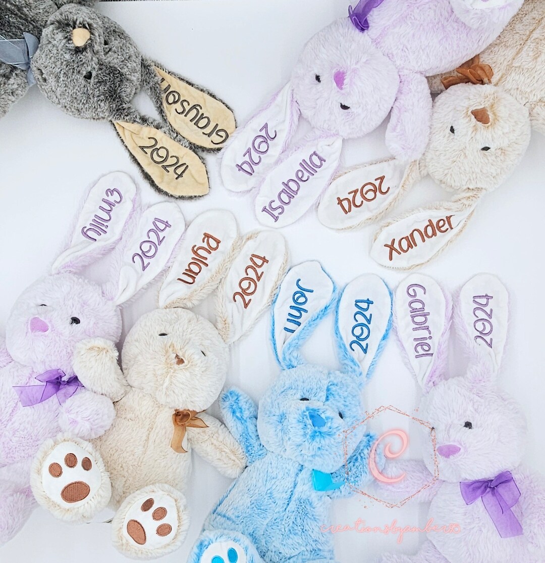 Personalized Easter Bunny | Easter 2026 | Custom Bunny | Easter Plush ...