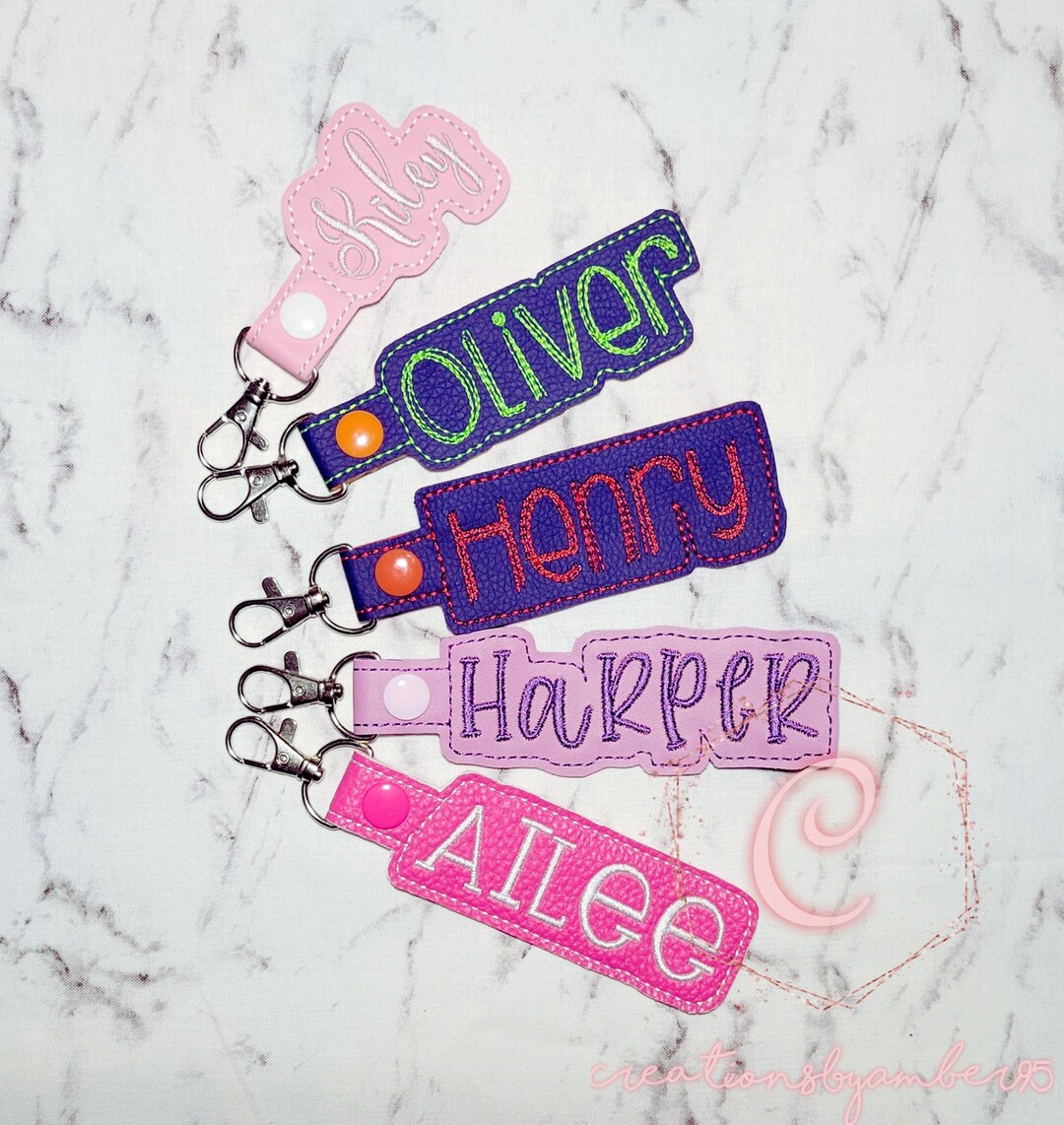 Name Tag Backpack Name Tag Name Keychain Glitter Name Tag Personalized ...