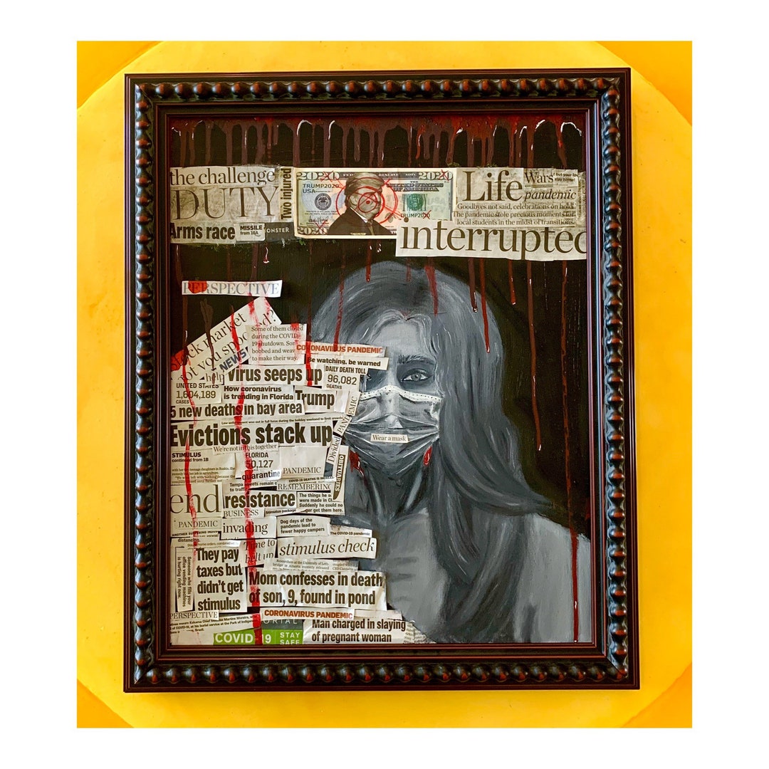 Targeted Original Oil Painting - Etsy