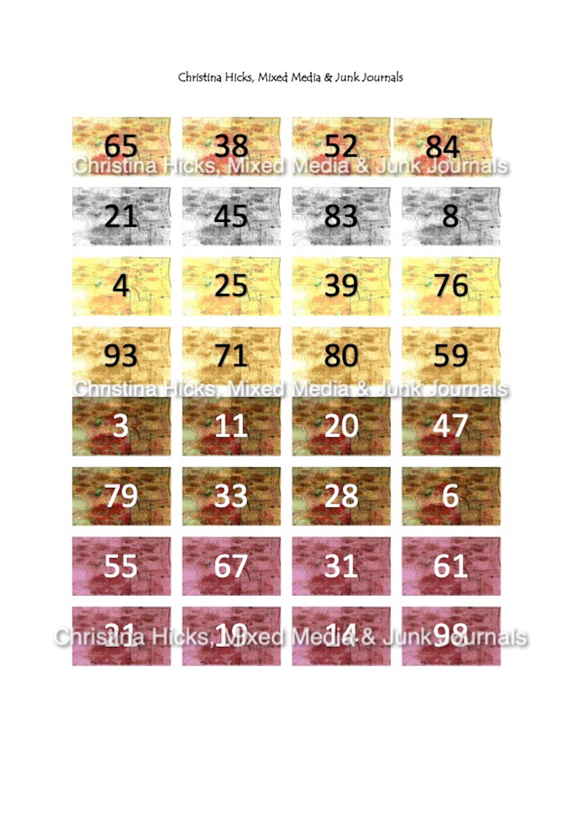 Kit 1- USA Map Collage - Digital Kit Part 1 (part 1 & 2 Are Half Each ...