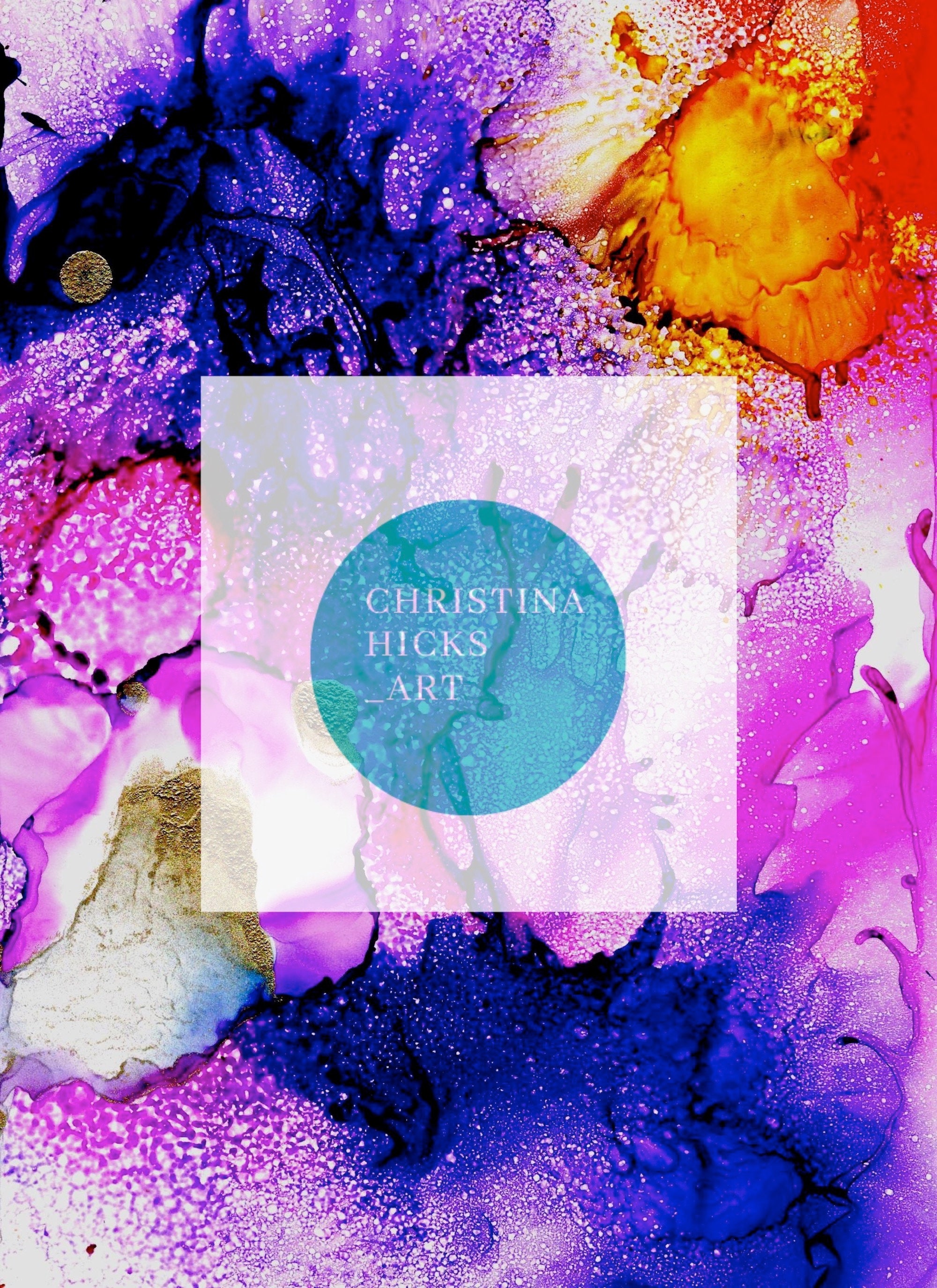 17 Different Printables: Alcohol Ink Backgrounds - Etsy