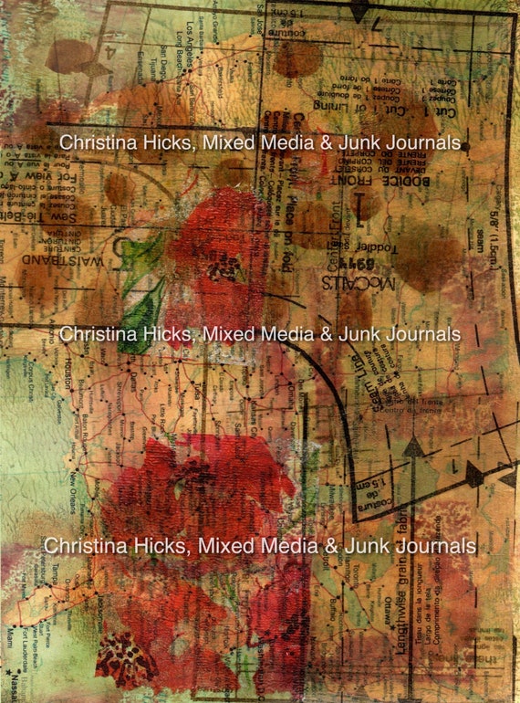 Kit 1 USA Map Collage Digital Kit Part 1 part 1 & 2 Are | Etsy