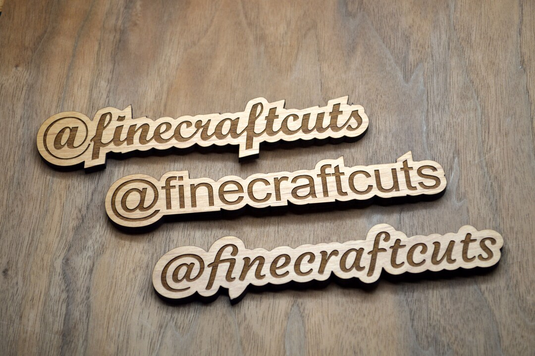 Custom Name Plate / Social Media Photo Prop / Instagram / Facebook - Etsy