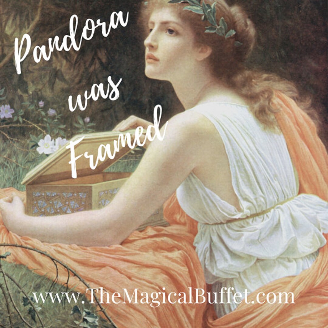 Pandora Was Framed Sticker - Etsy