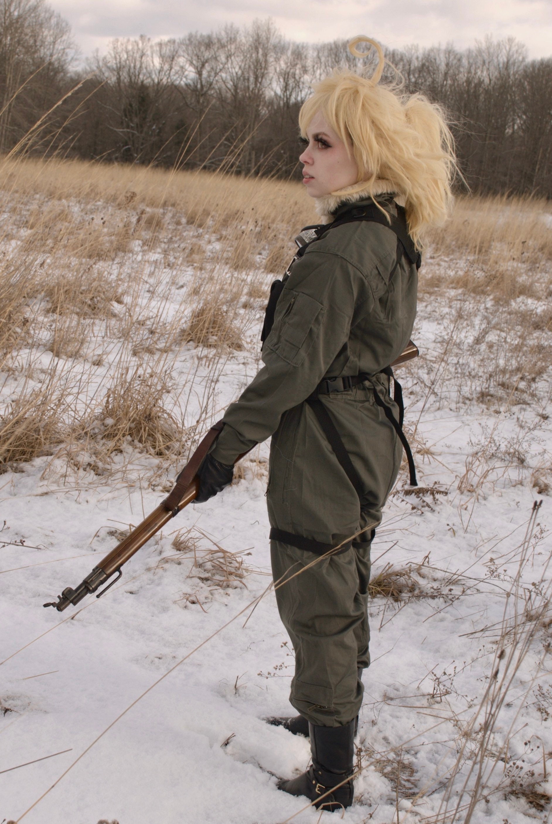 Tanya Degurechaff Combat Uniform youjo Senki Cosplay Prints - Etsy