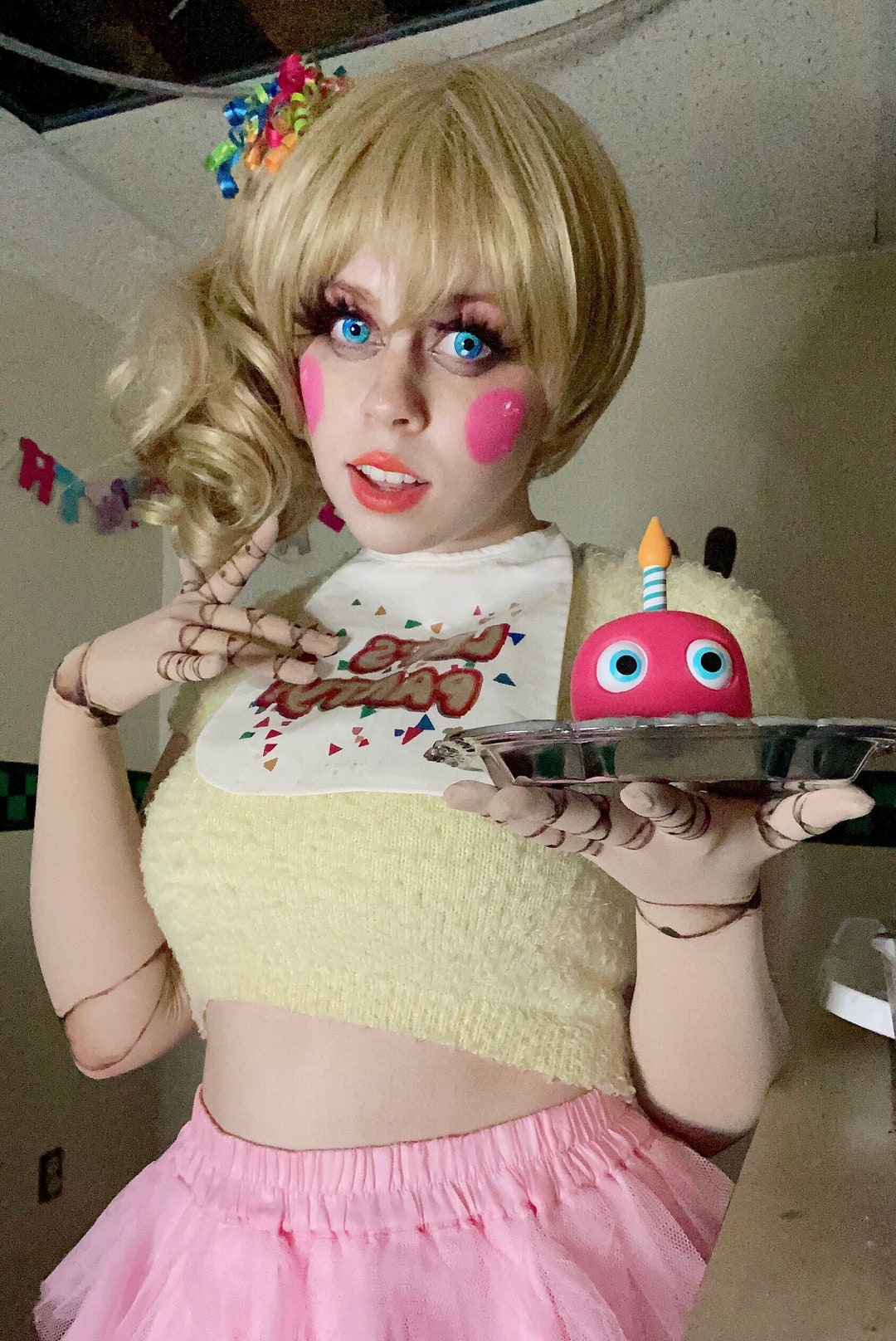 Toy Chica Five Nights At Freddys Cosplay Prints Etsy 