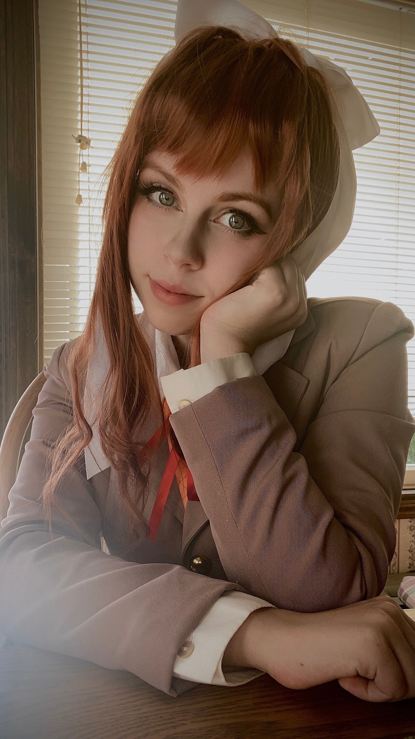Monika doki Doki Literature Club Cosplay Print - Etsy Australia