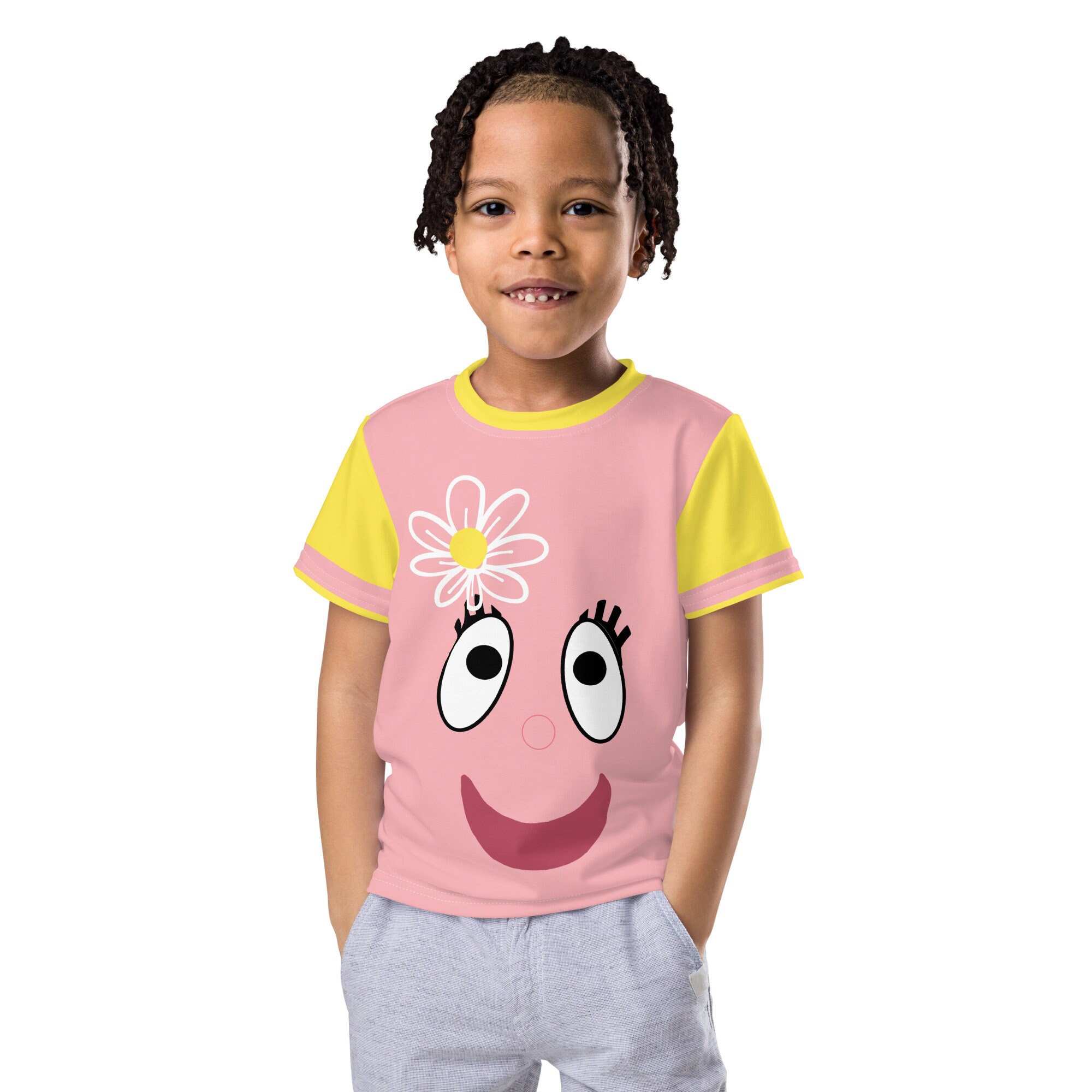 Yo Gabba Gabba Foofa Pink Kids Crew Neck T-shirt - Etsy