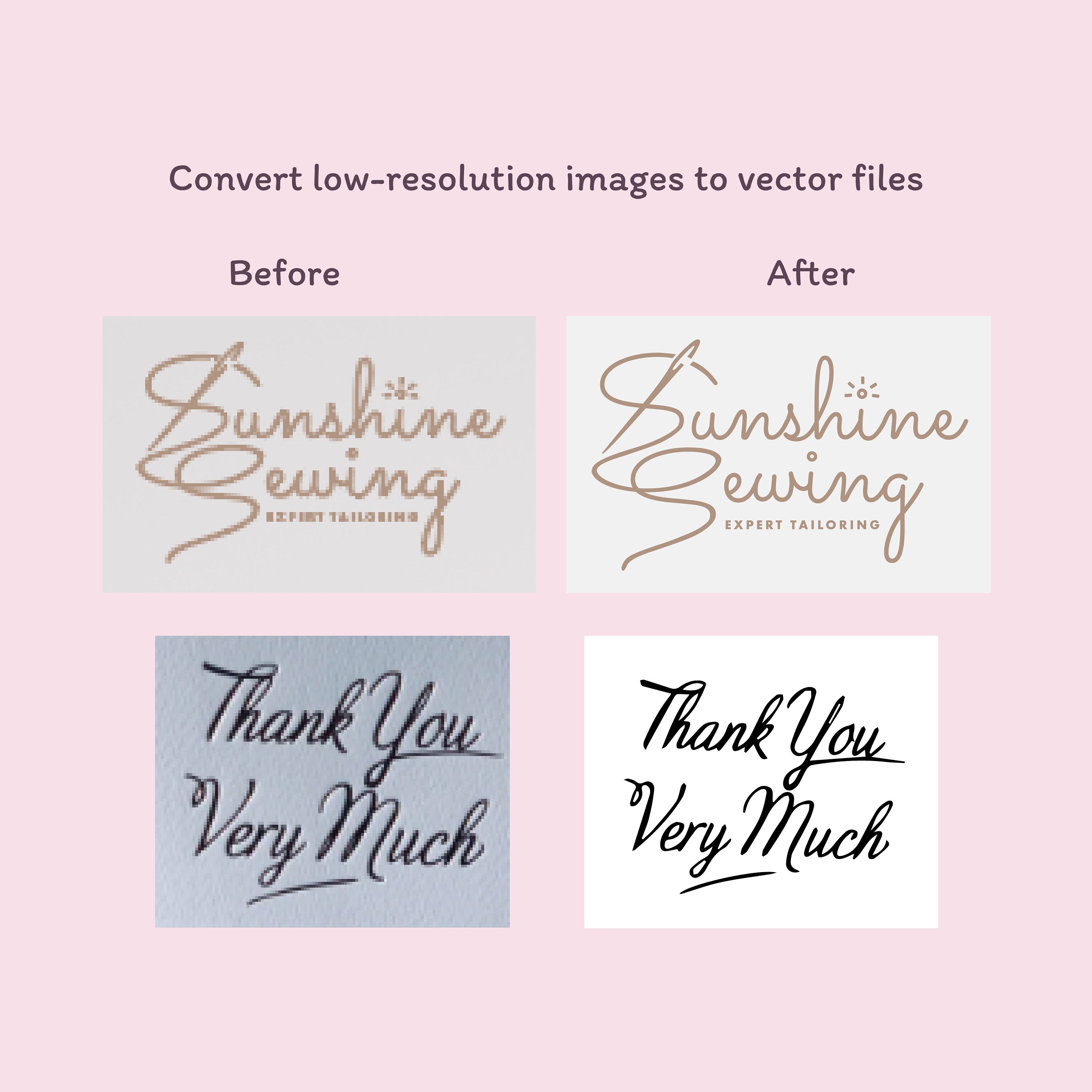 Image to Vector Custom SVG Files Cricut Convert to Vector - Etsy