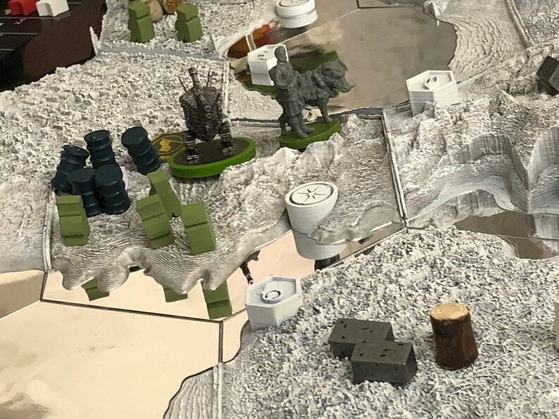 3D Printed Scythe Map | Etsy