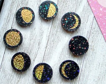 Moon Phase Magnets - Etsy