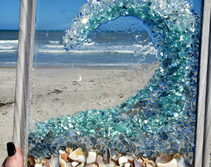 Crushed Glass Beach Wave - Etsy