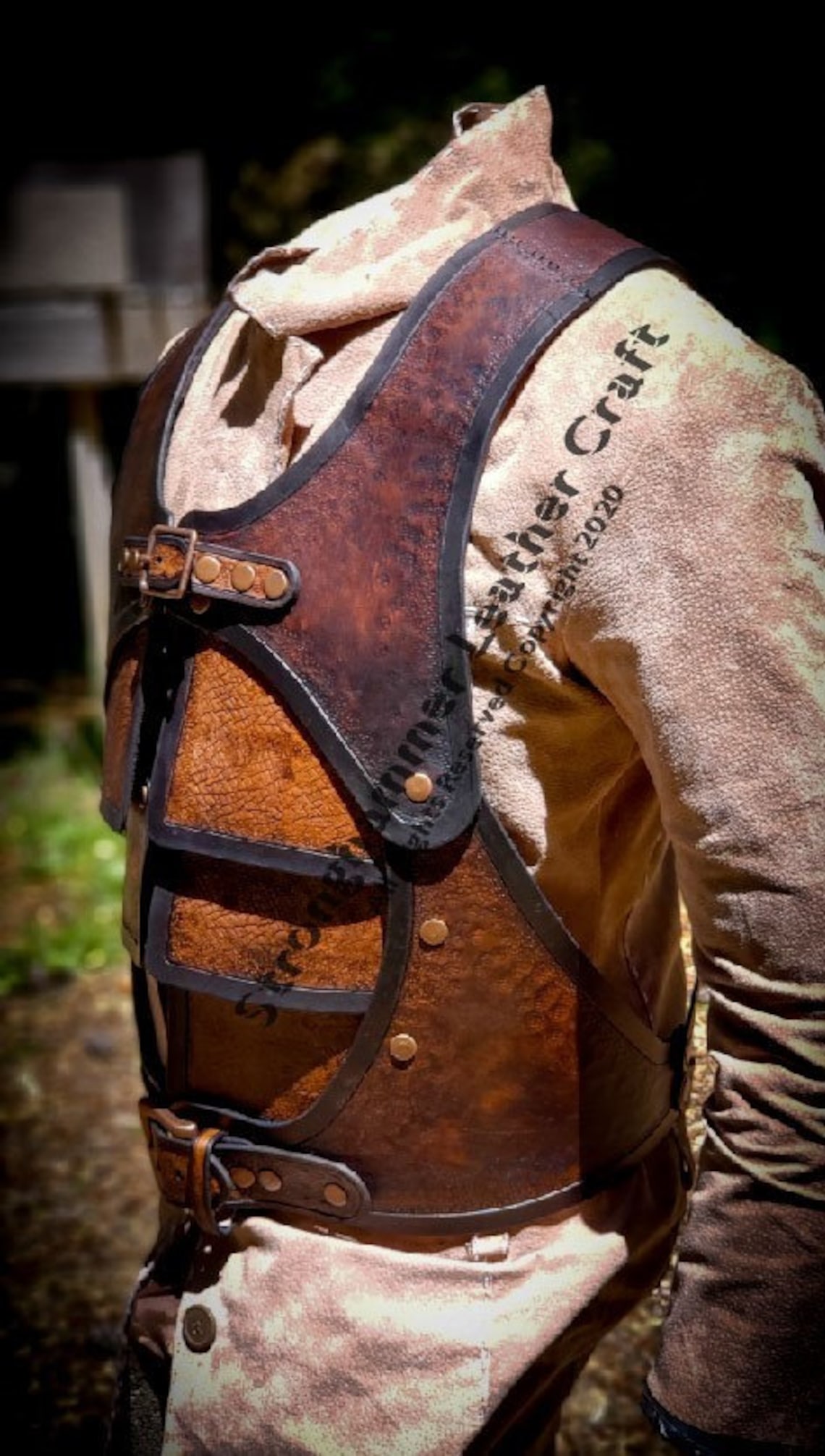 Leather Armor Pattern - Etsy UK