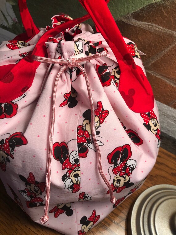 Minnie Mouse Sleep Over Tote RTS 100% Cotton Paracord | Etsy