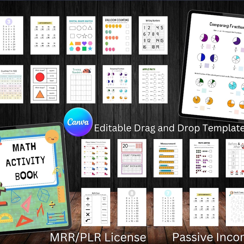Plr Math Kids - Etsy