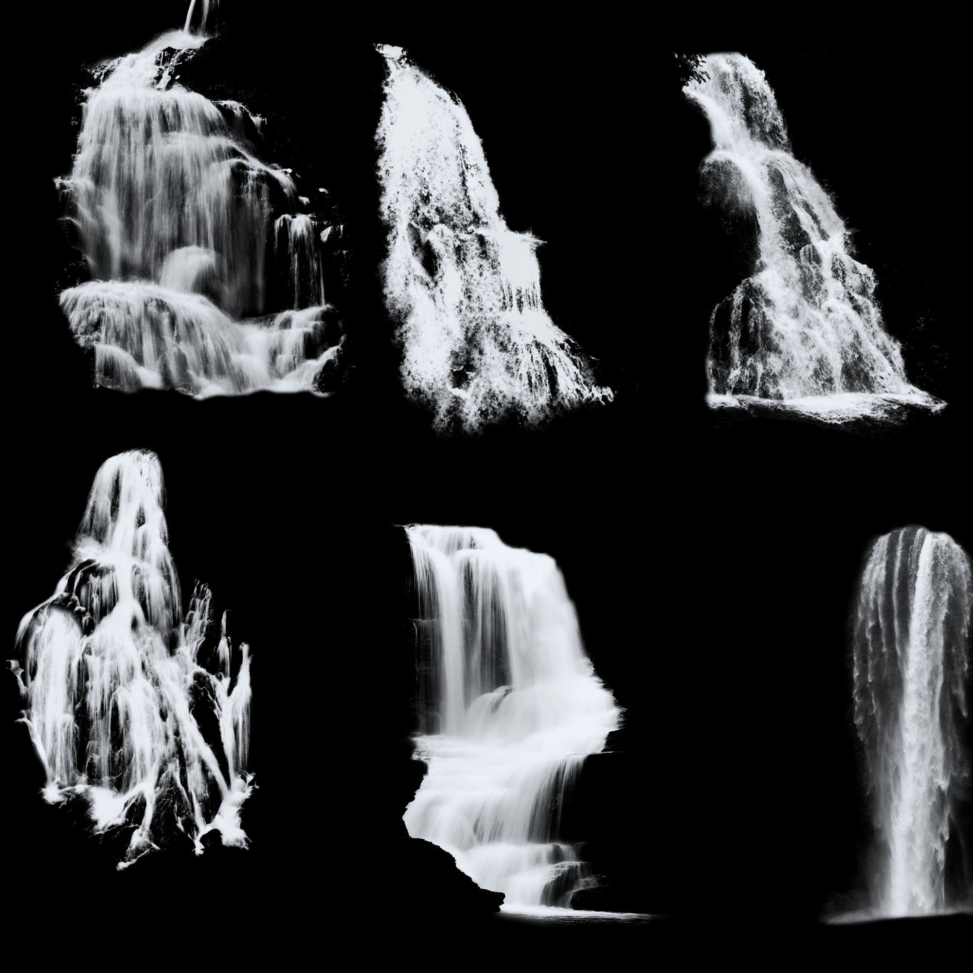 Waterfall Overlays for Photoshop Waterfall Overlays - Etsy
