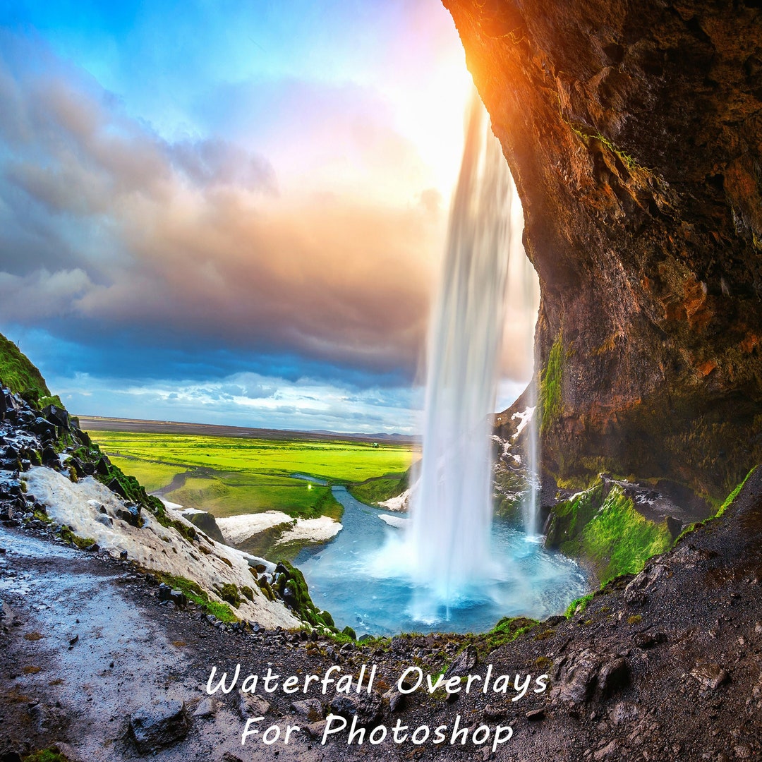 Waterfall Overlays for Photoshop, Waterfall Overlays, Waterfalls, PNG ...