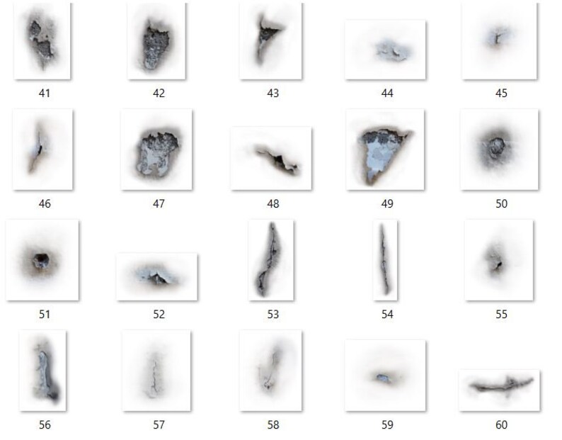 Realistic Scar Overlays for Photoshop Halloween Overlays | Etsy