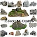 35 Rock Overlays, Rocks, Stones, Landscape, Scenery, PNG Transparent ...
