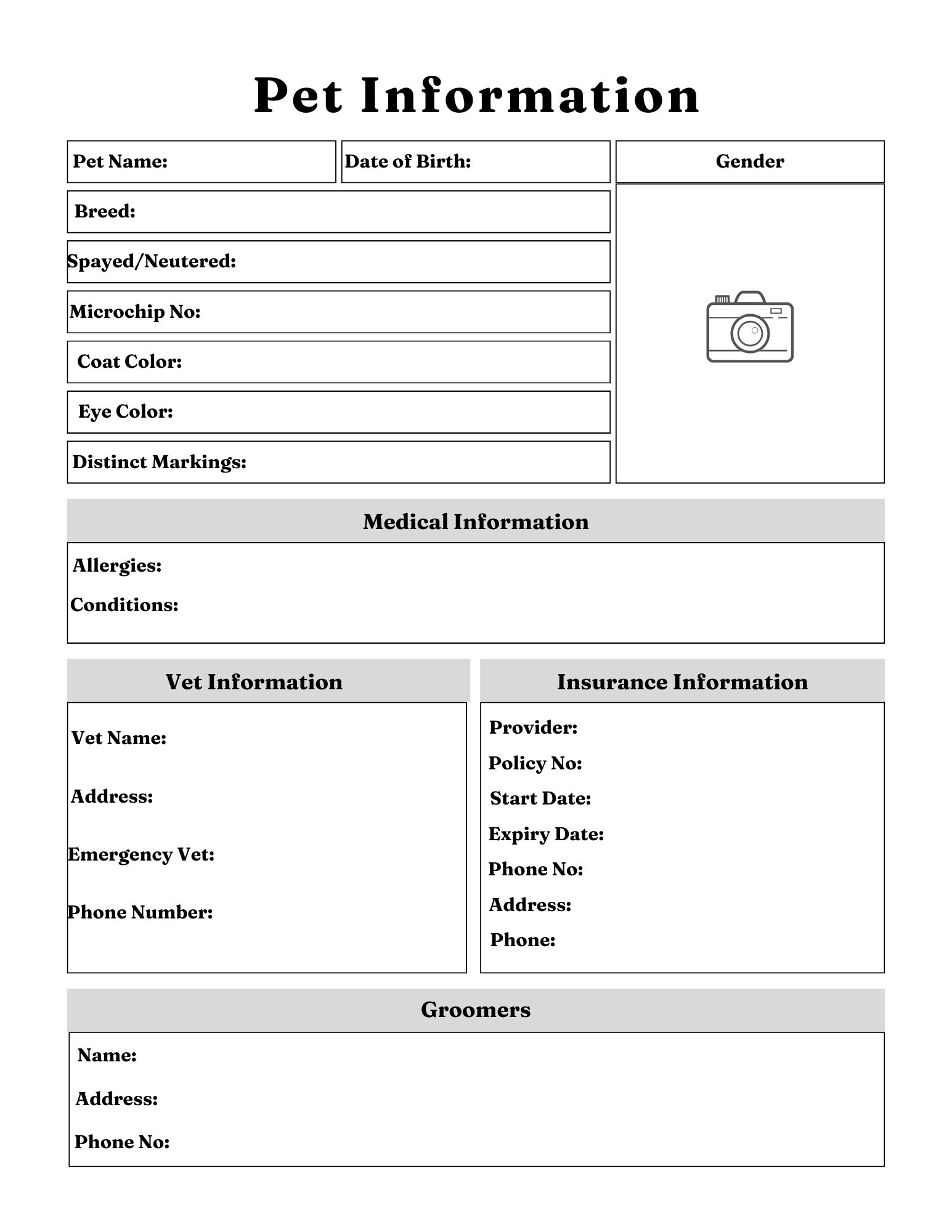 Editable Pet Care Journal: Canva Template, PLR & MMR (digital Download ...