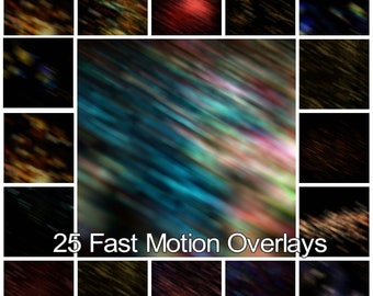 Motion Blur Overlay - Etsy