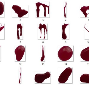 60 Realistic Blood Overlays for Photoshop, Blood Overlays, Halloween ...