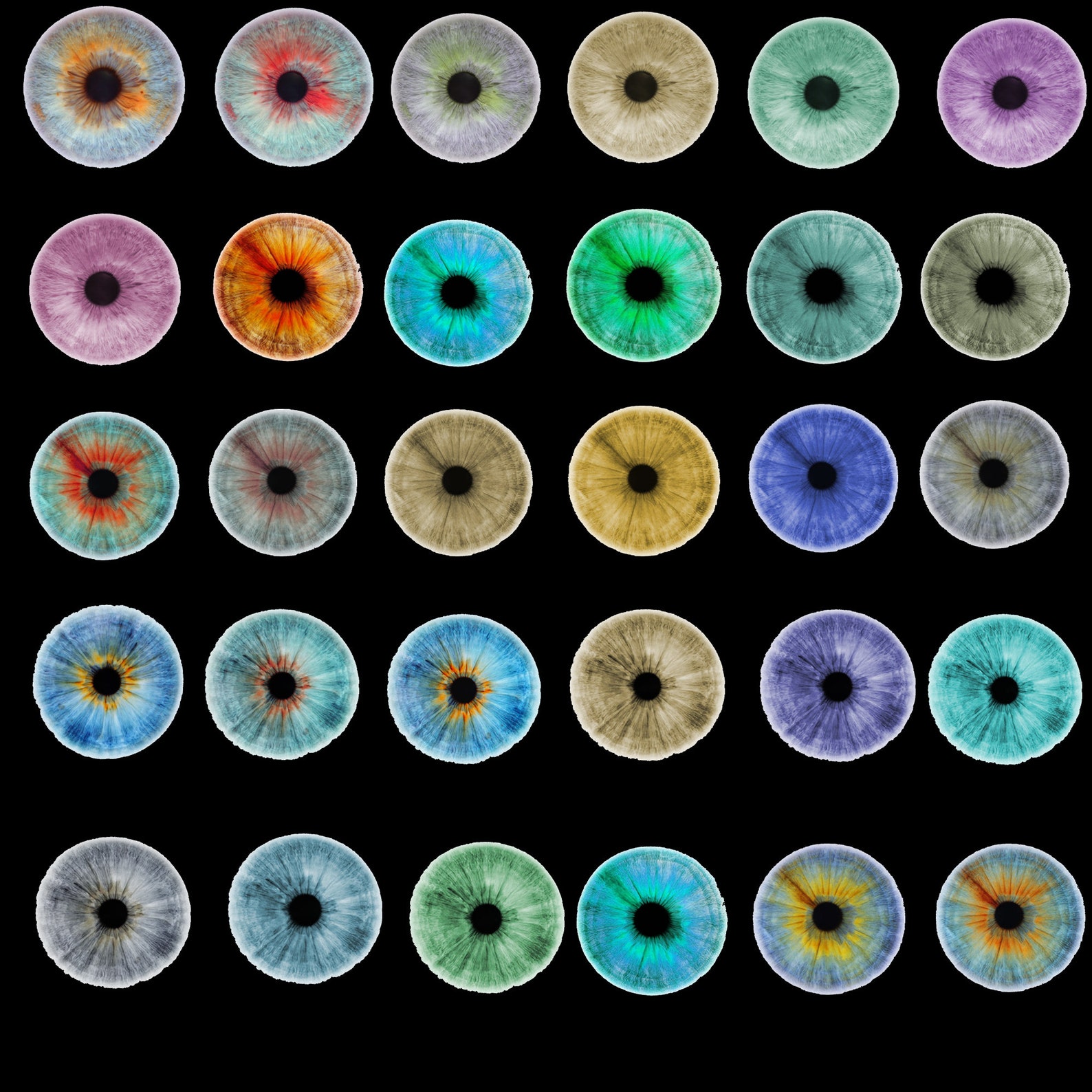 Eye Color Photoshop Overlays for Photoshop Eye Lens Color - Etsy