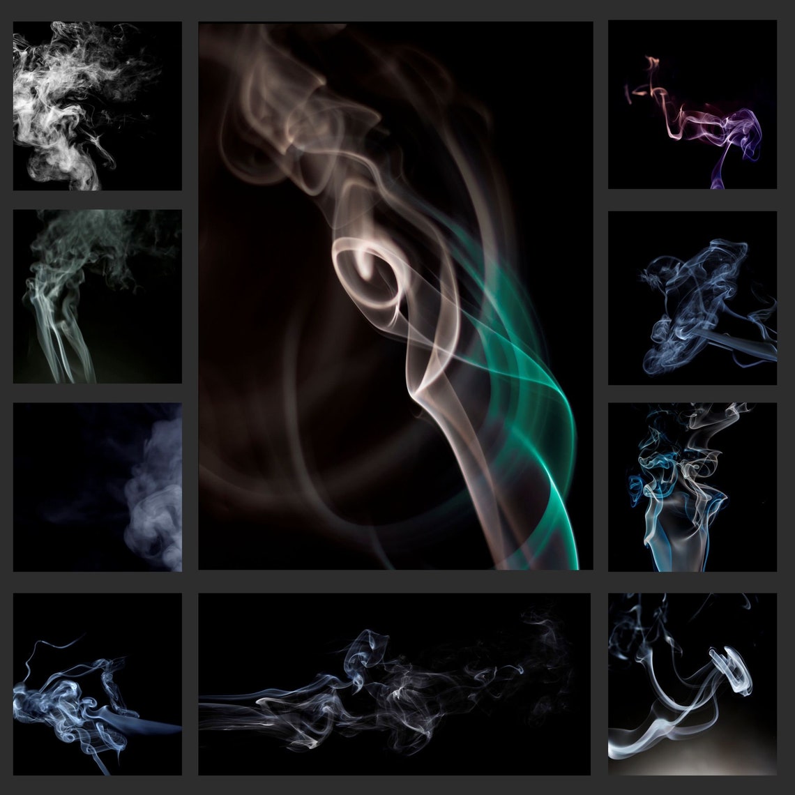 96 Realistic Smoke Overlays for Photoshop Smoke Overlays Fog | Etsy Canada