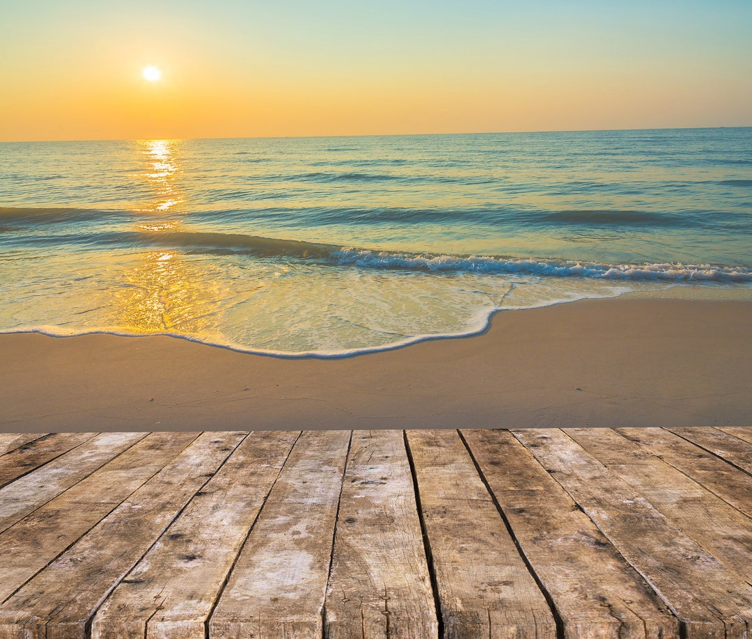 Beach Scene Mock up for Mugs or Tote Bags, Beach Background, Beach ...