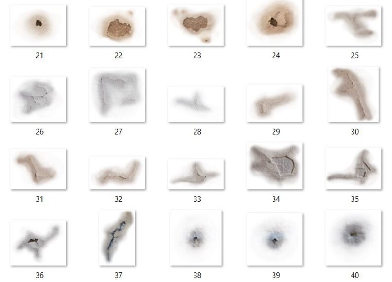 Realistic Scar Overlays for Photoshop Halloween Overlays | Etsy